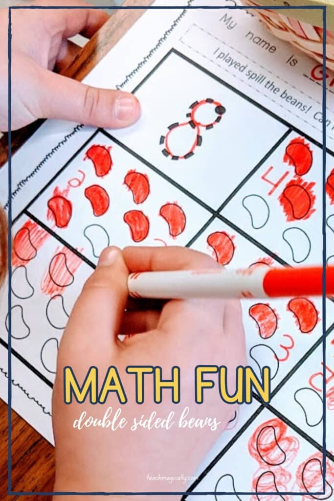 Engaging Math Number Fun with Double Sided Beans - Teach Magically