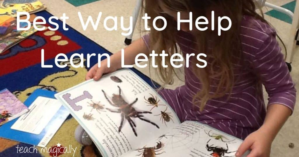 The Best Way to Help Students Struggling to Learn Letters - Teach Magically