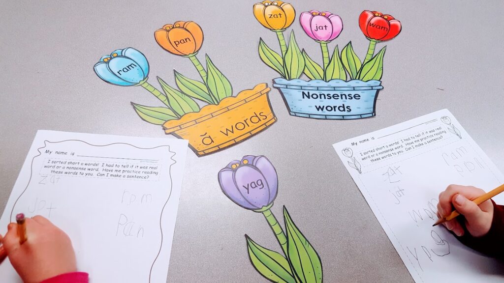 How to Develop Blending by Reading Spring Flowers - Teach Magically